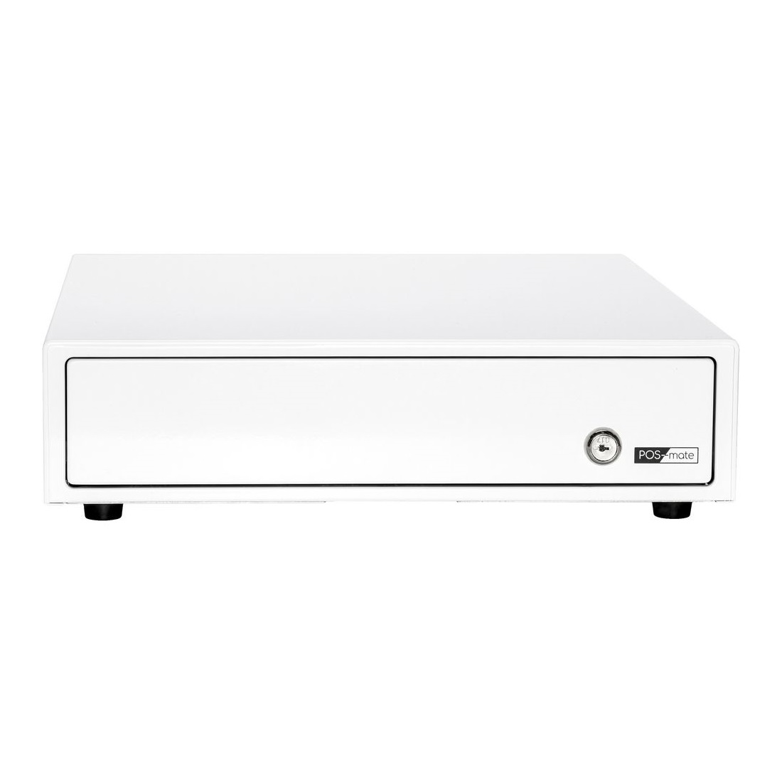 POS-Mate Cash Drawer with Under Counter Bracket Bundle White - POSMATE ...